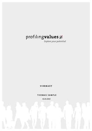 profilingvalues | report formats